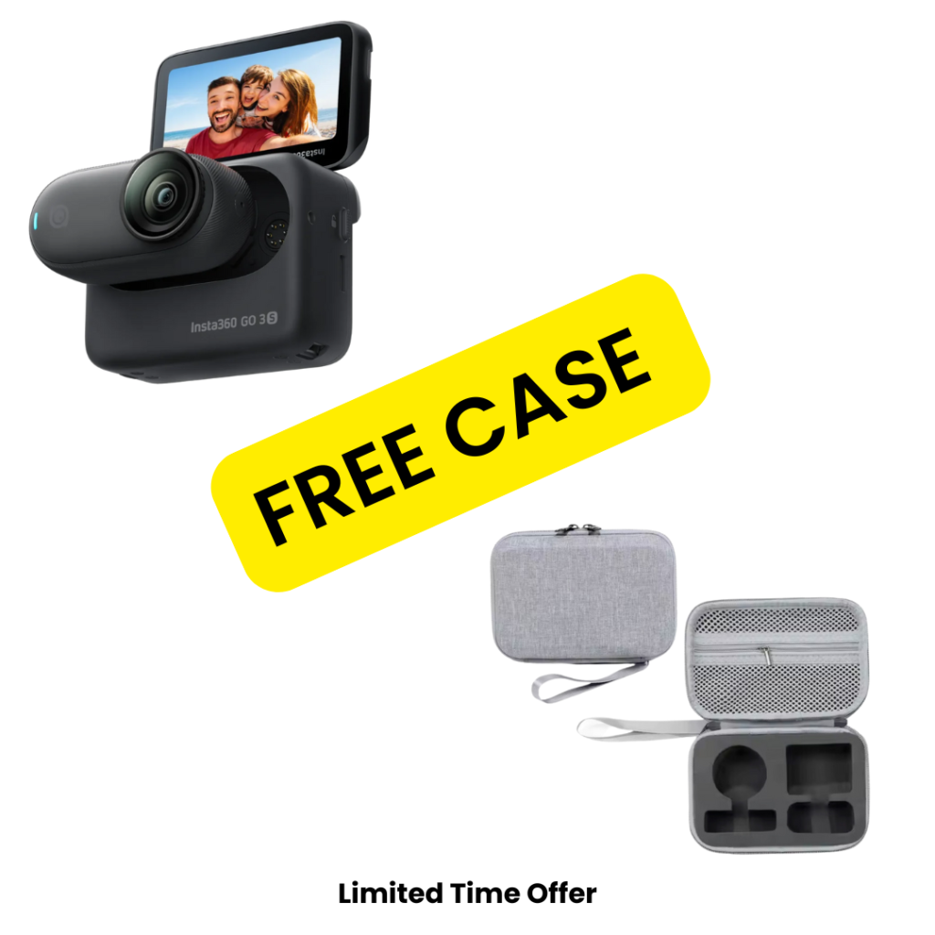 Insta360 GO 3S Action Camera Bundle | 128GB (Free Case Included) | BELVA